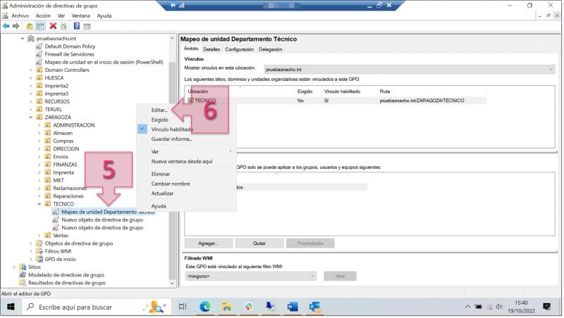 Cómo configurar una GPO para el mapeo de unidades compartidas - Plenit